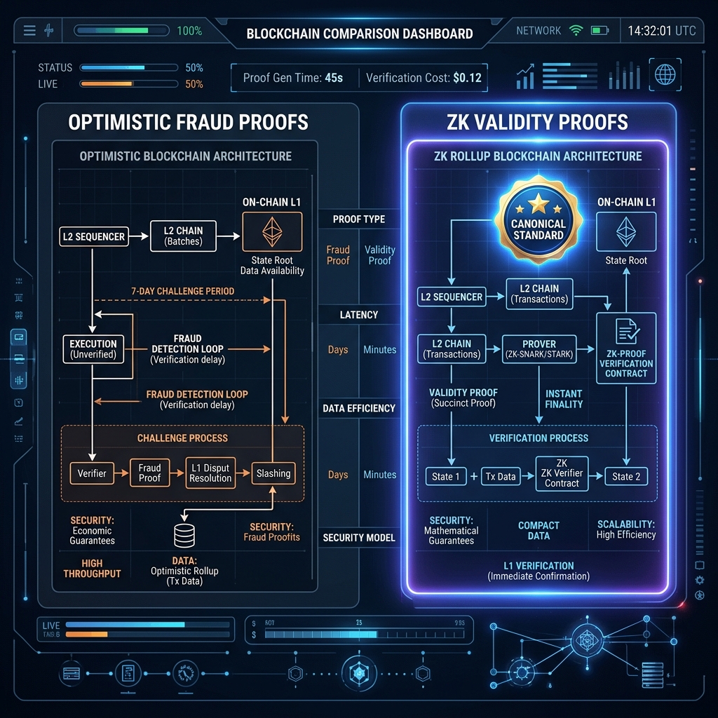 ZK-Rollups vs Optimism 2026: The Canonical Validity Proof Wars ...